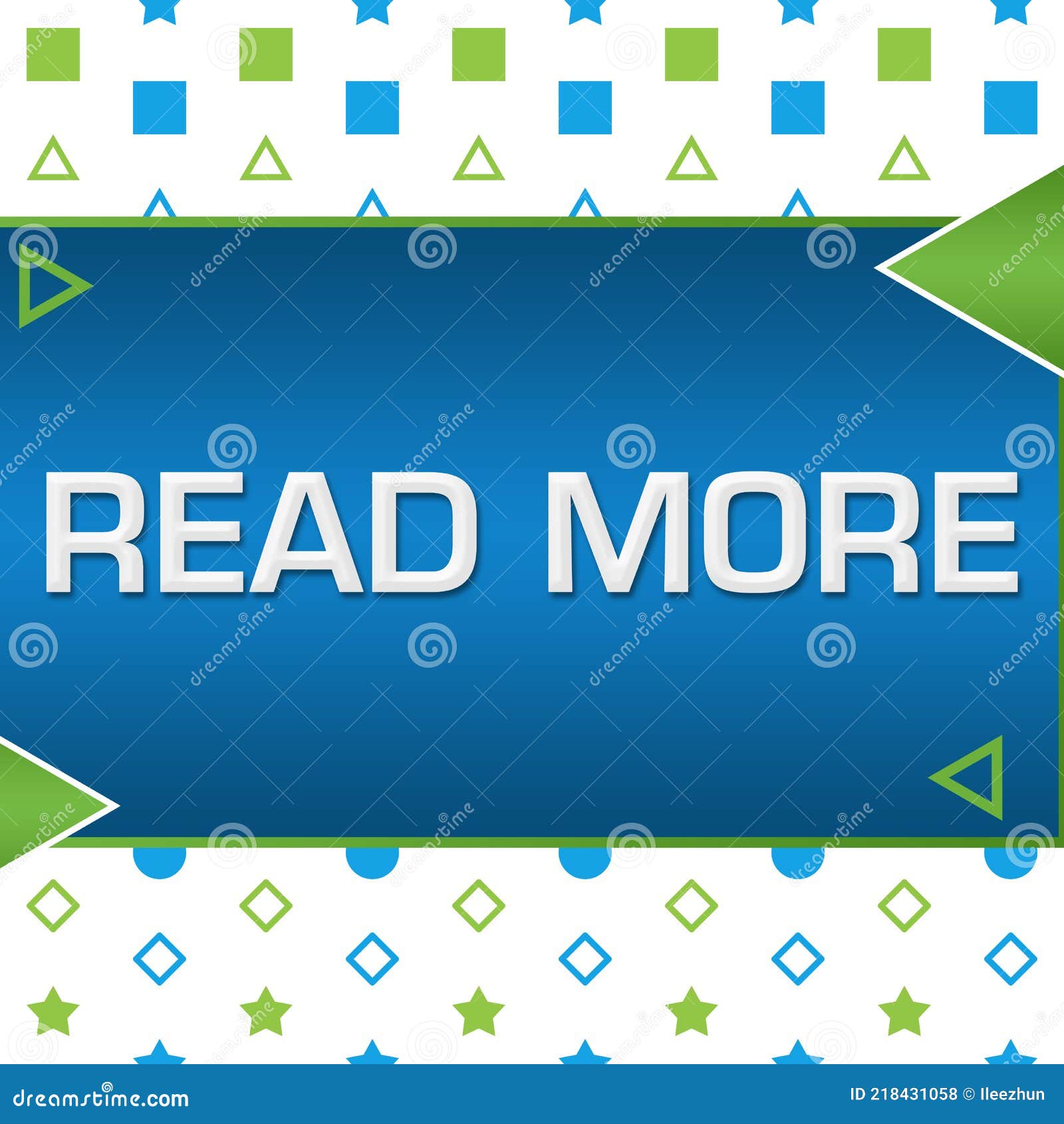 Read More Green Blue Basic Shapes Triangles Stock Illustration ...