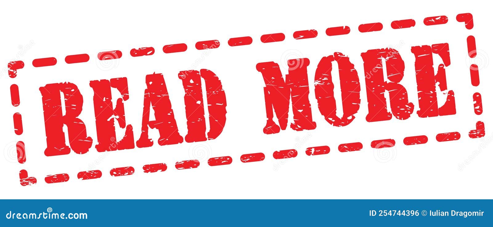 READ MORE Text Written on Red Stamp Sign Stock Illustration ...