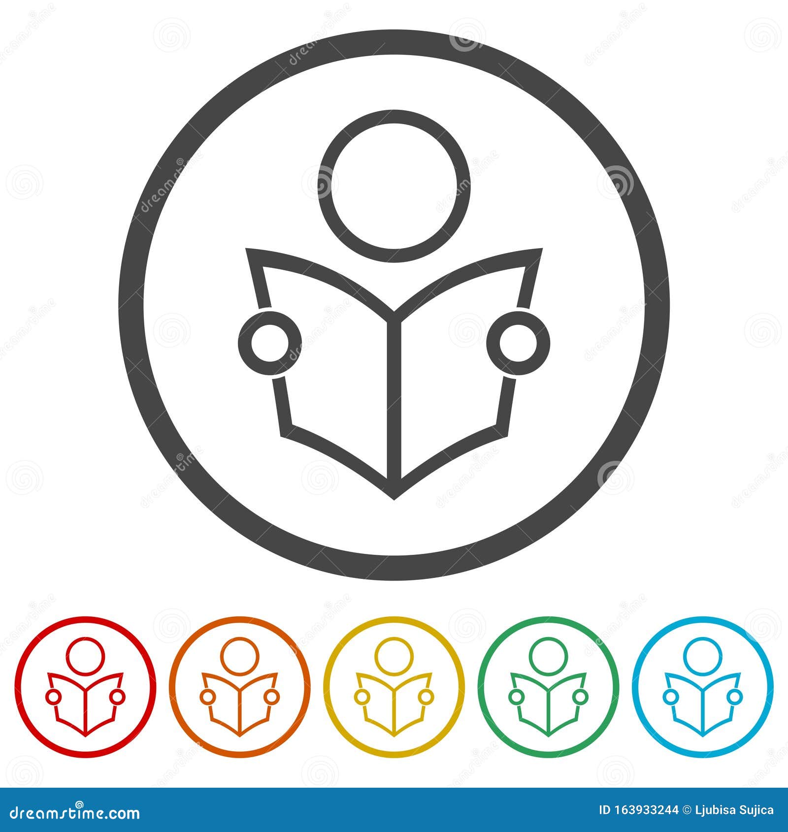 Read Newspaper Icons Set - Vector Stock Vector - Illustration of print ...