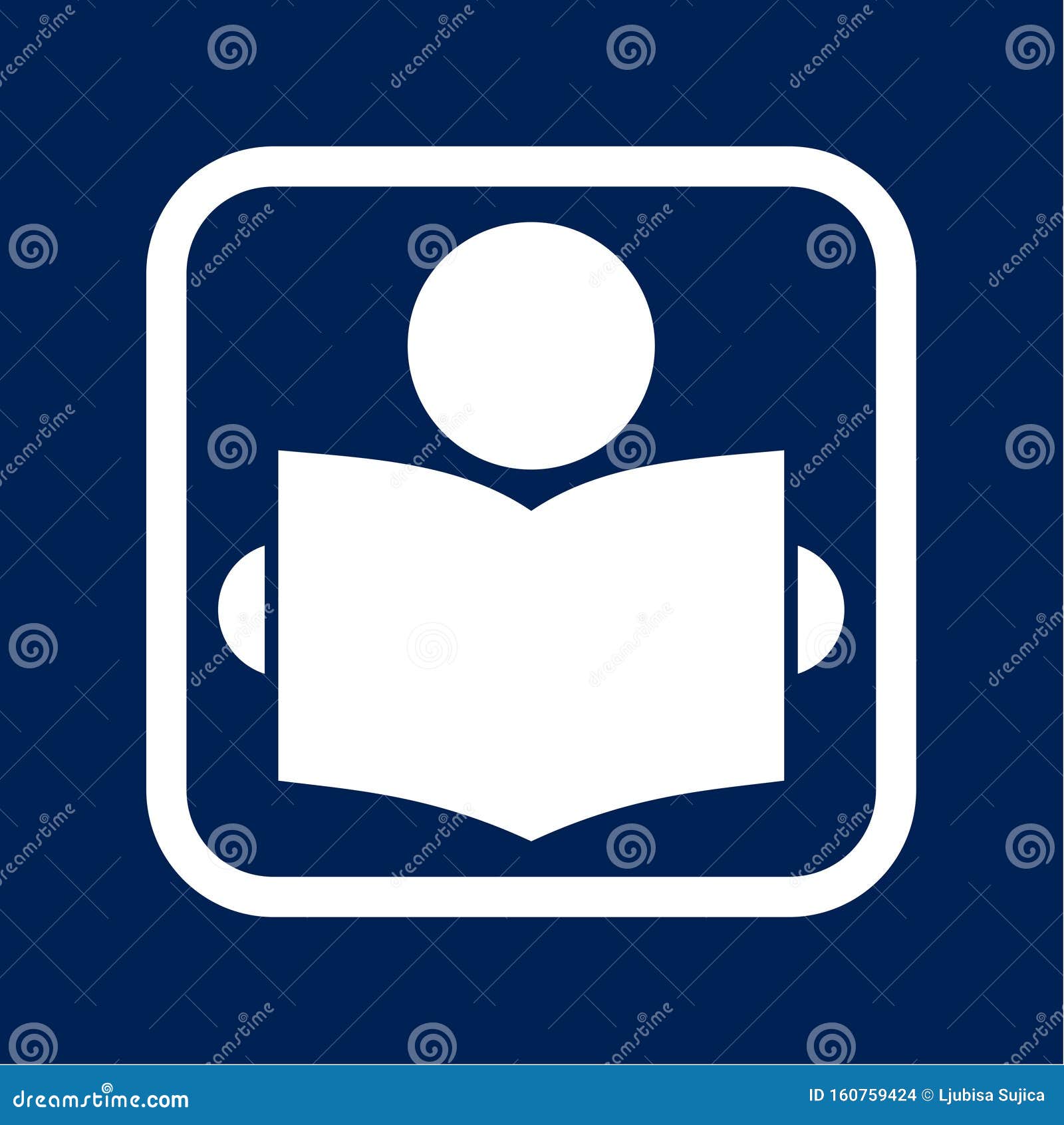 Read newspaper logo vector stock vector. Illustration of computer ...
