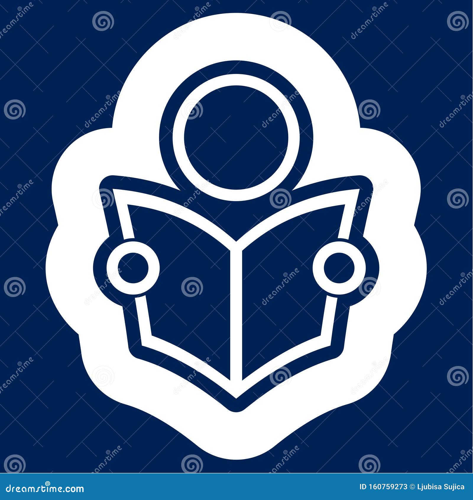 Read newspaper logo vector stock vector. Illustration of isolated ...