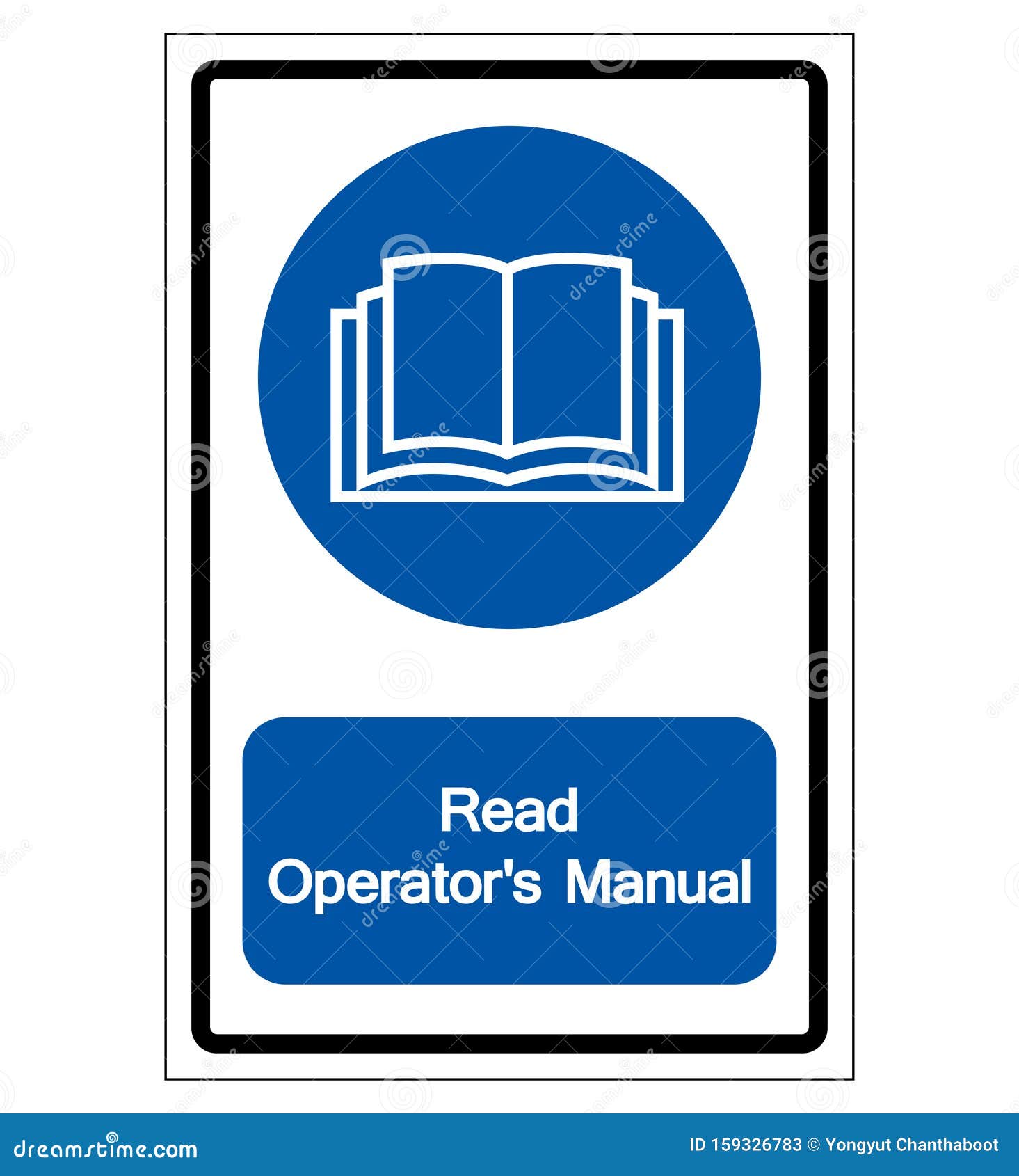 Read Operator`s Manual Symbol Sign,Vector Illustration, Isolated on ... Read Operator`s Manual Symbol Sign,Vector Illustration, Isolated on ...