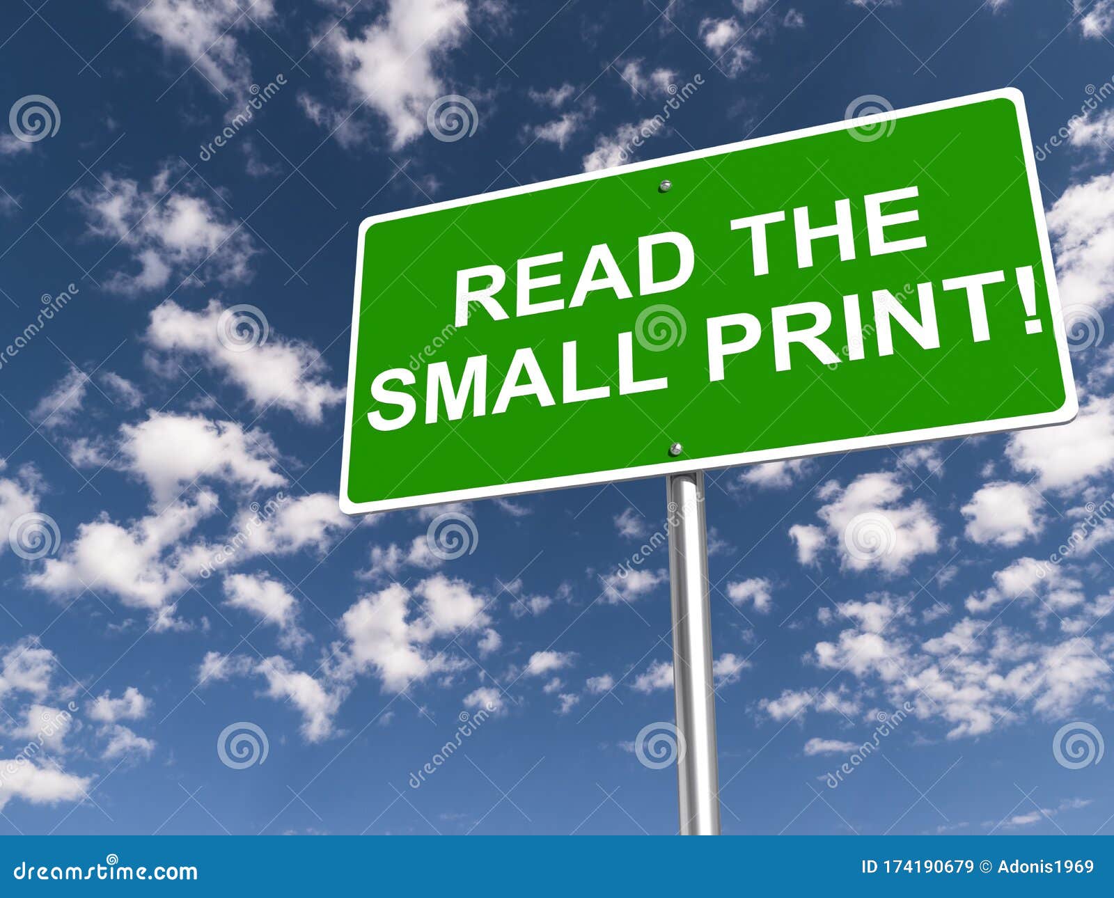 Read the Small Print Traffic Sign Stock Illustration - Illustration of ... Read the Small Print Traffic Sign Stock Illustration - Illustration of ...