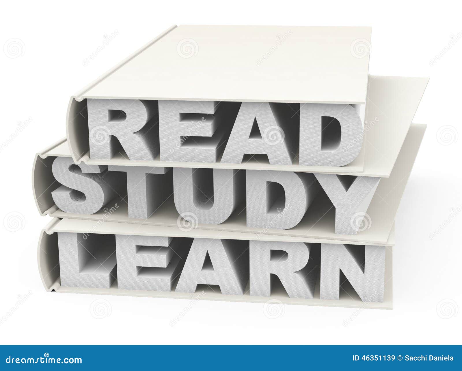 Read, study and learn stock illustration. Illustration of read - 46351139