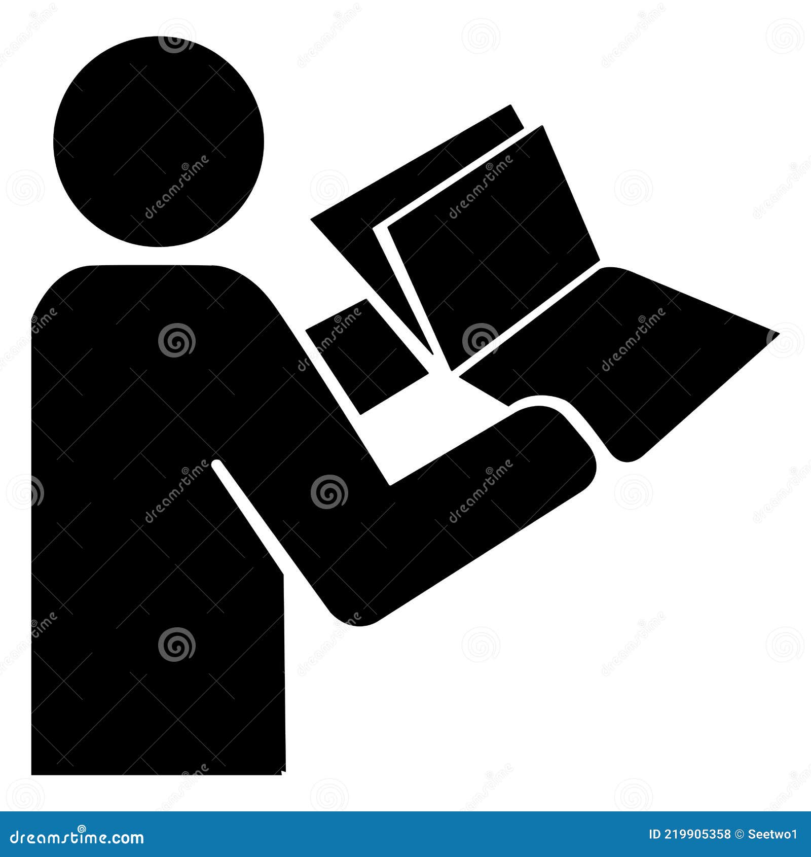 Read Technical Manual before Servicing Symbol Isolate on White ...