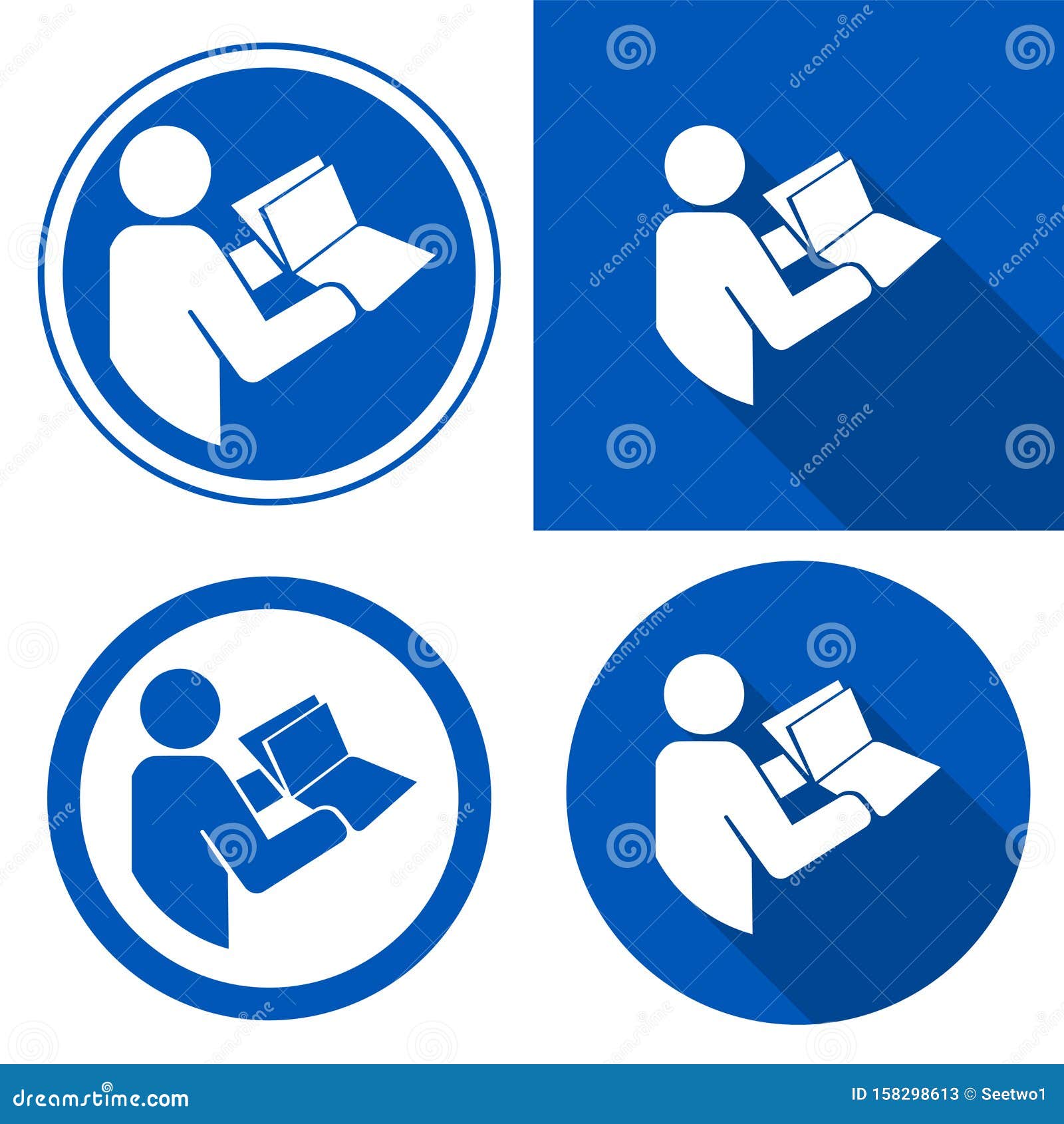 Read Technical Manual before Servicing Symbol Sign Isolate on White ...