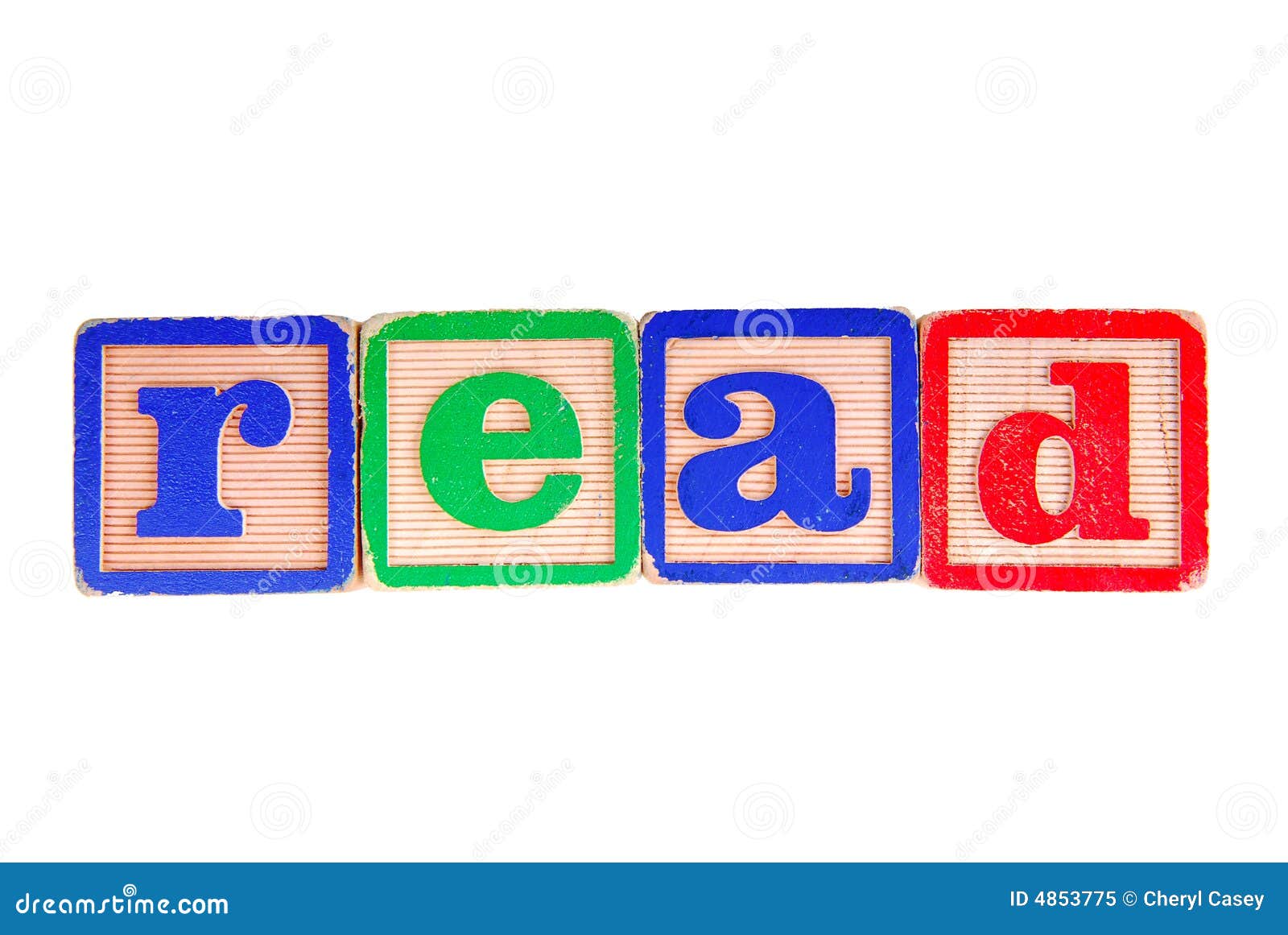 READ in Wooden Blocks stock image. Image of literacy, blocks - 4853775