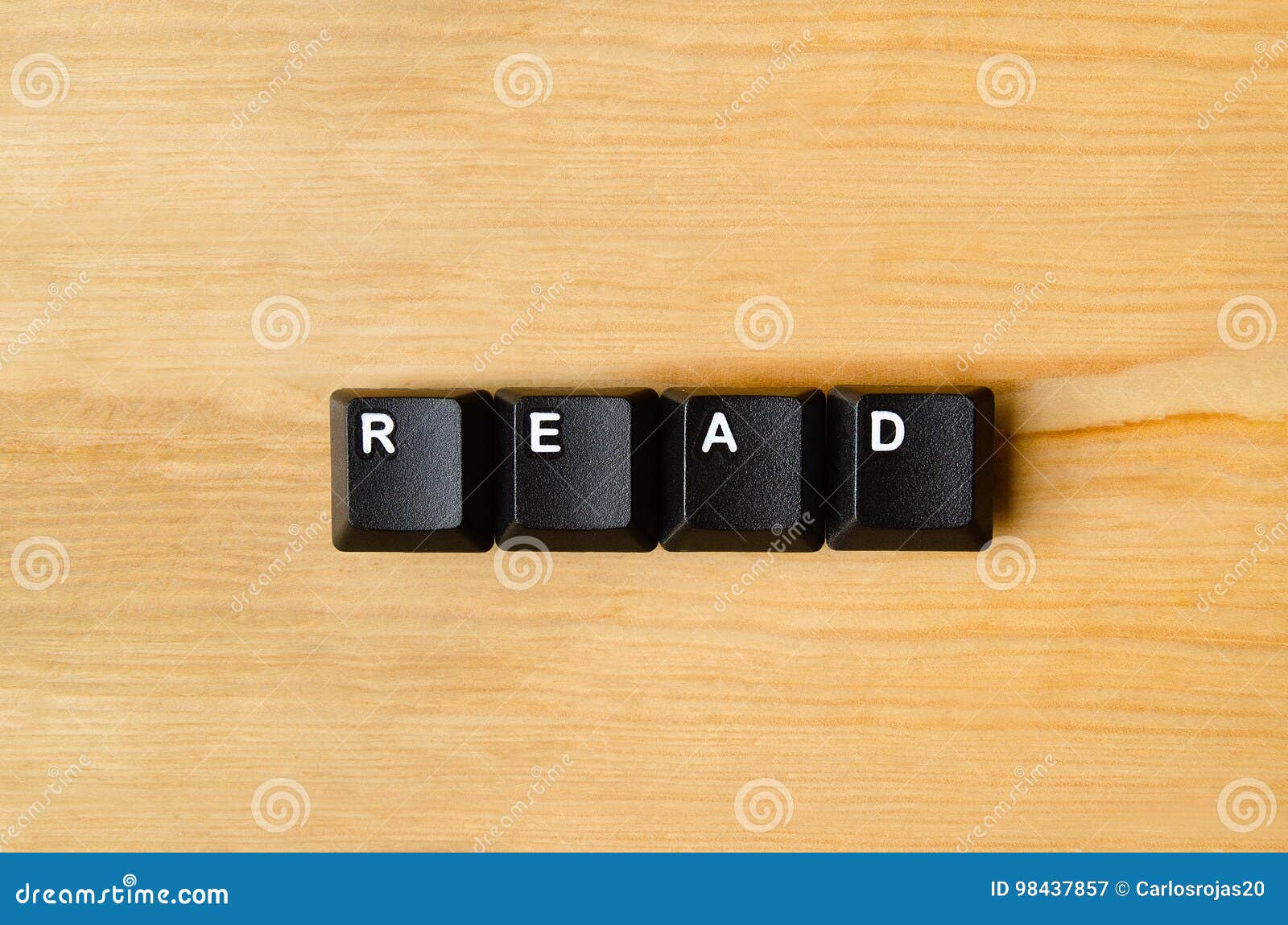 Read word stock image. Image of news, keyboard, idea - 98437857