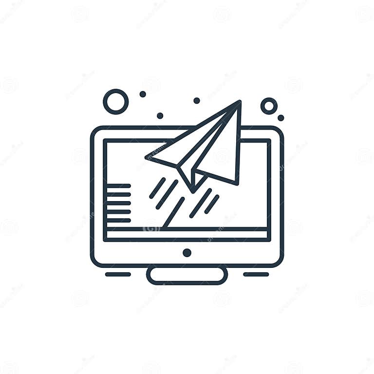 Reader Icon Vector from Seo Concept. Thin Line Illustration of Reader ...