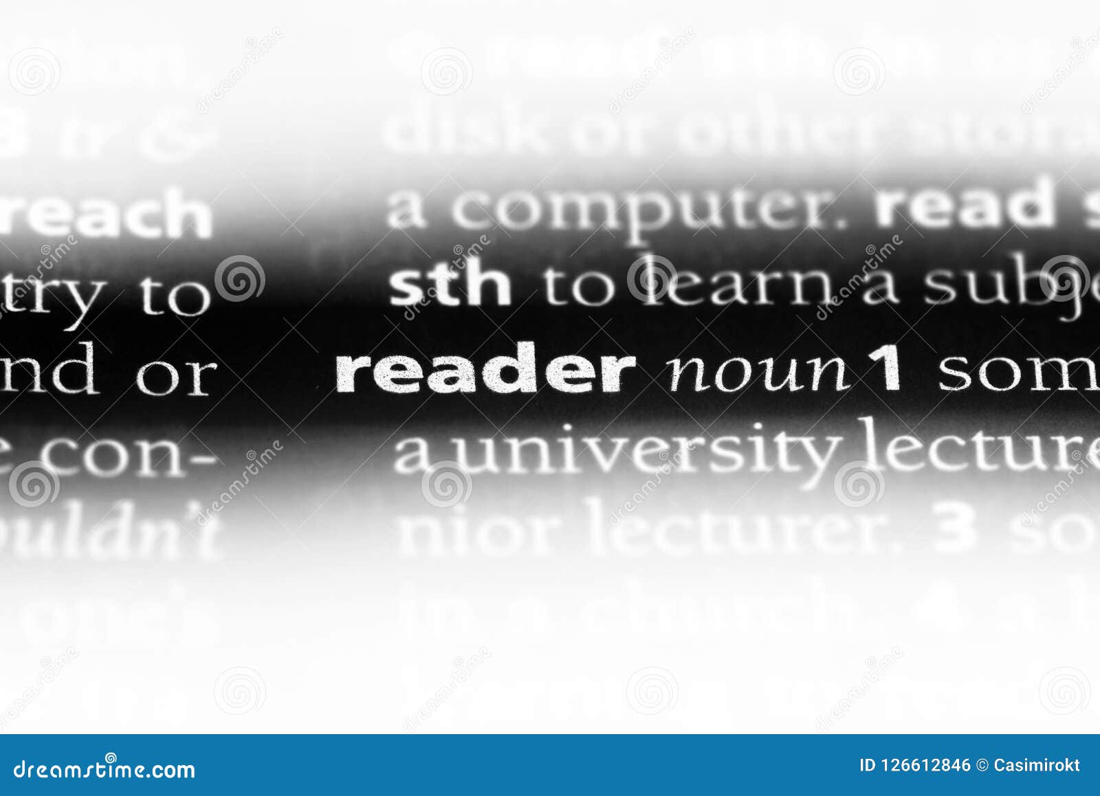 Reader stock photo. Image of idea, writing, book, isolated - 126612846