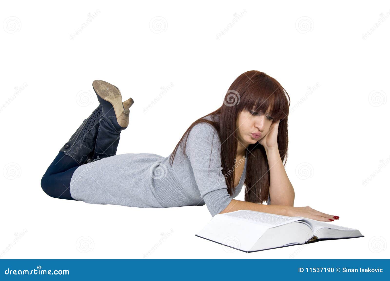 Reading stock photo. Image of expression, beauty, human - 11537190