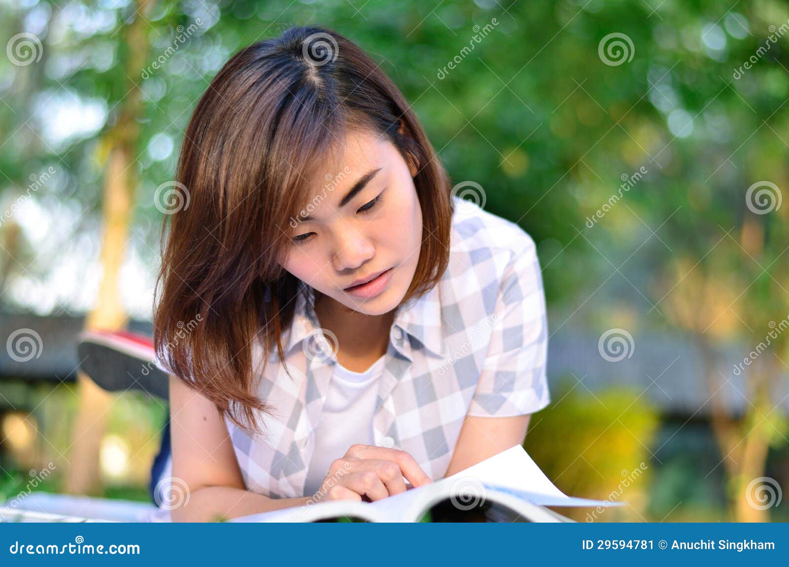 Reading stock image. Image of lifestyle, beauty, hair - 29594781