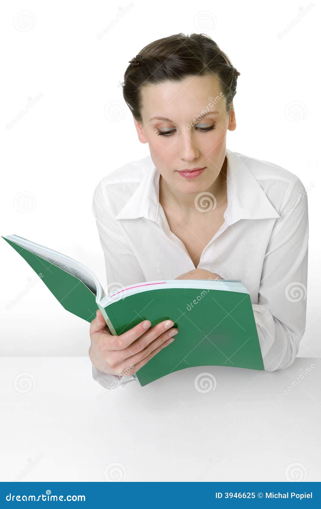 Reading stock image. Image of clothing, caucasian, education - 3946625