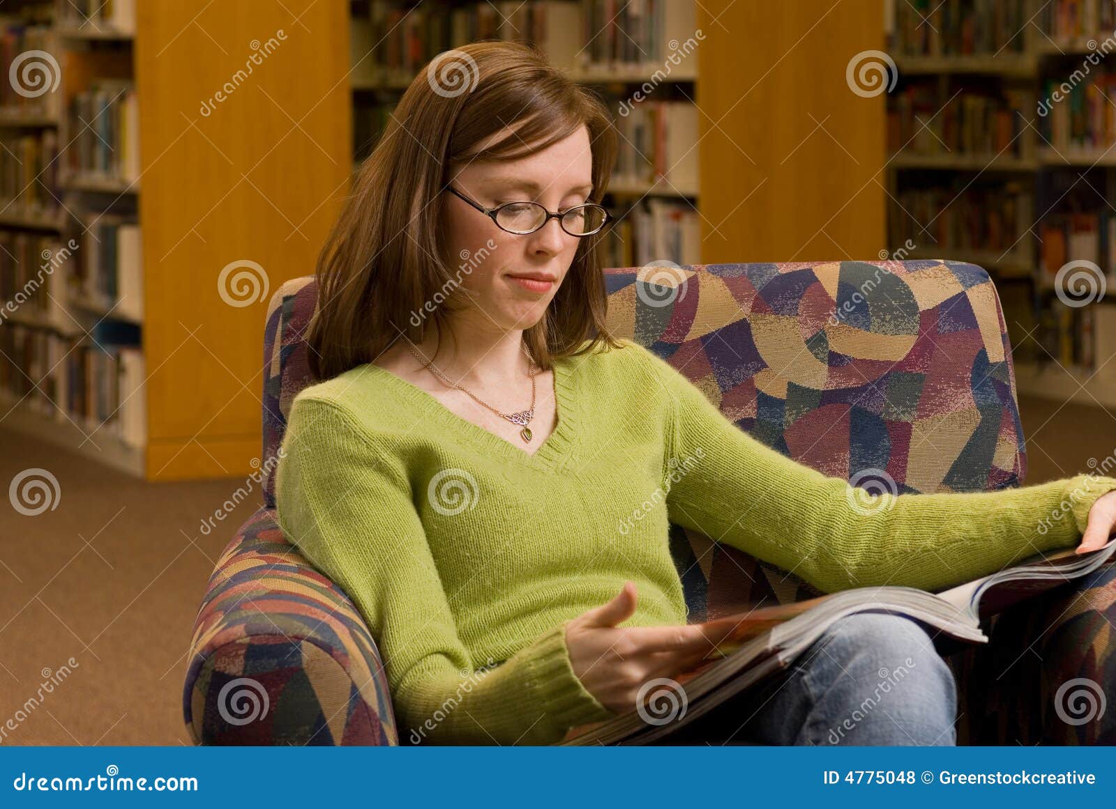 Reading stock photo. Image of quiet, relax, woman, books - 4775048