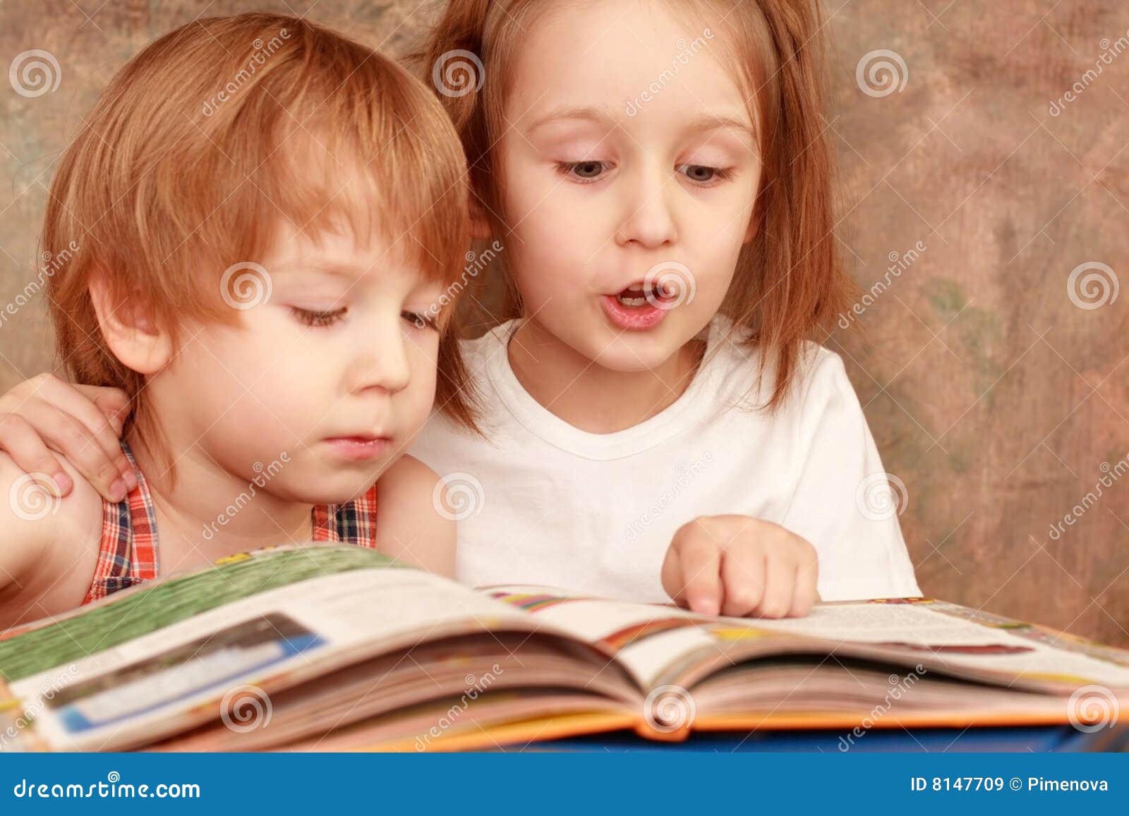 Reading stock image. Image of daughter, playful, cute - 8147709