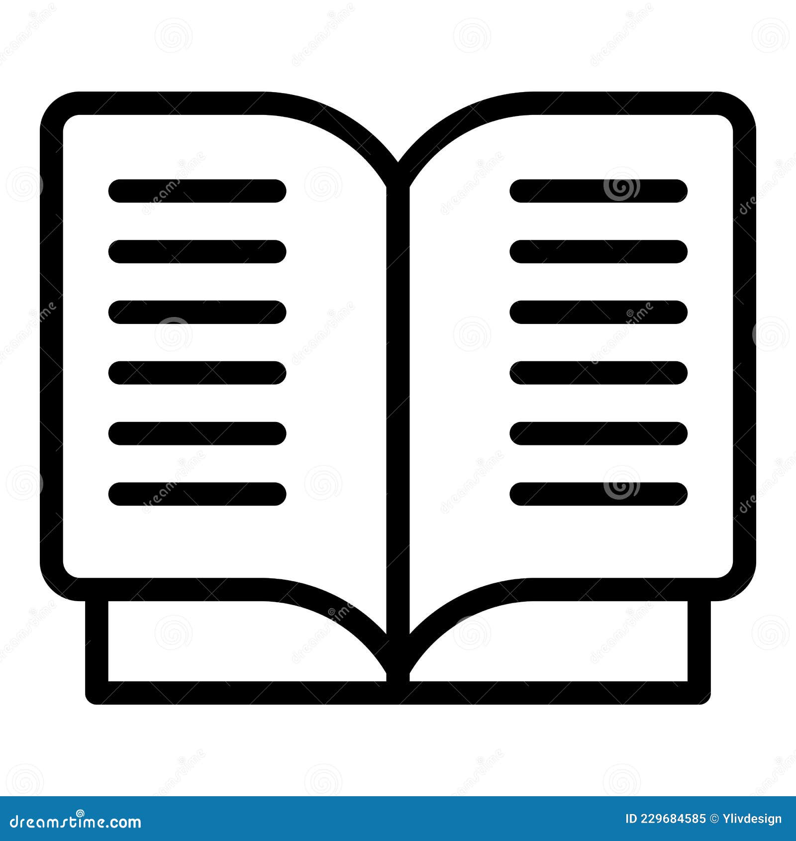 Reading Attention Icon Outline Vector. Effective Read Stock Vector ...