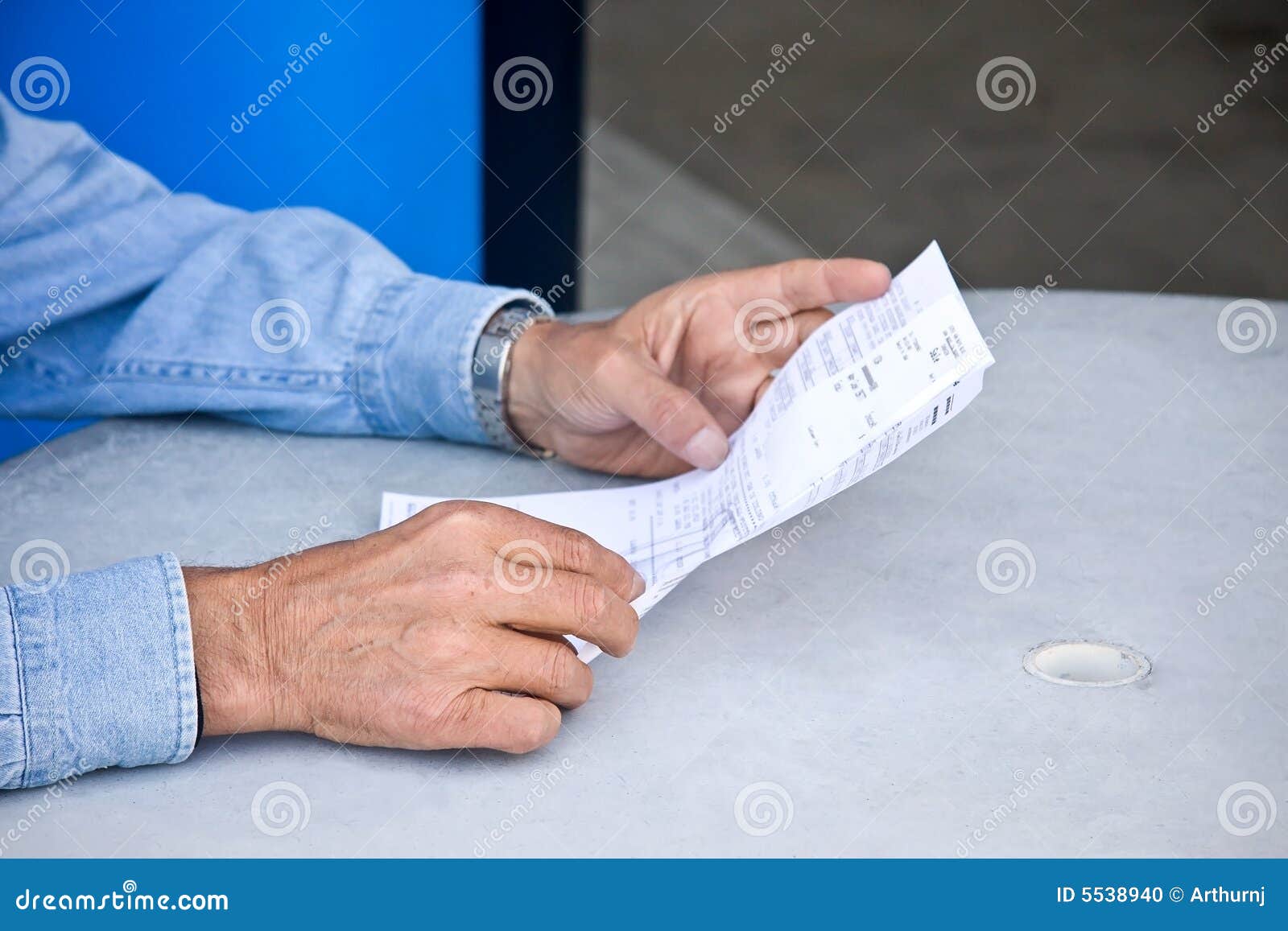 Reading a bill stock photo. Image of income, financial - 5538940