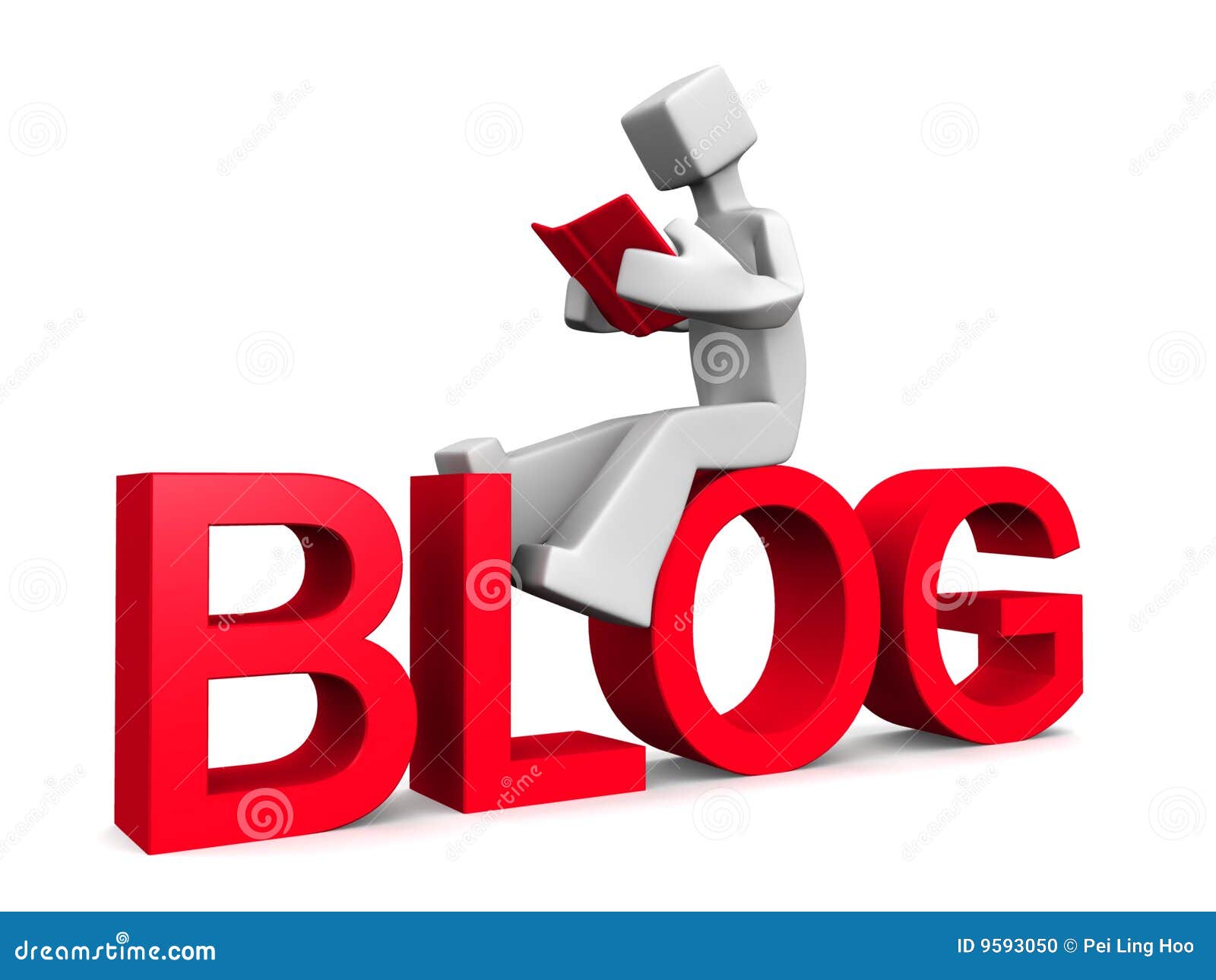 Reading blog concept stock illustration. Illustration of glossary - 9593050