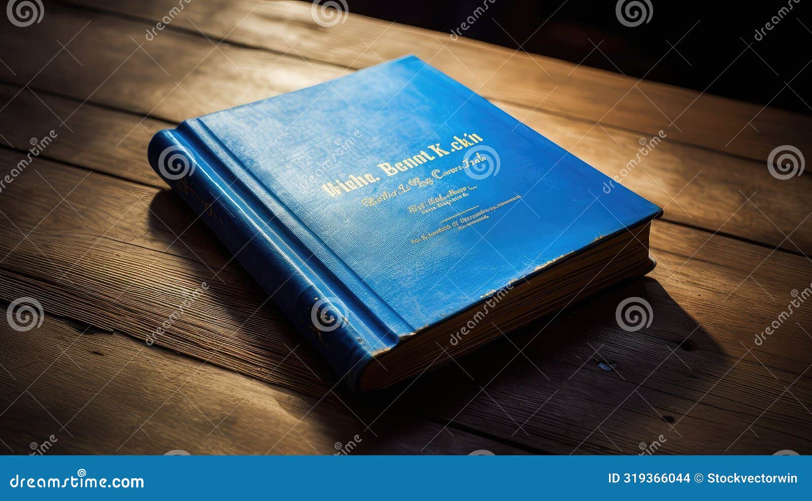 Reading blue book stock illustration. Illustration of research - 319366044