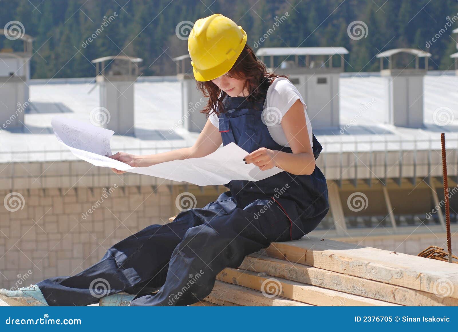Reading blueprint stock image. Image of paper, close, site - 2376705