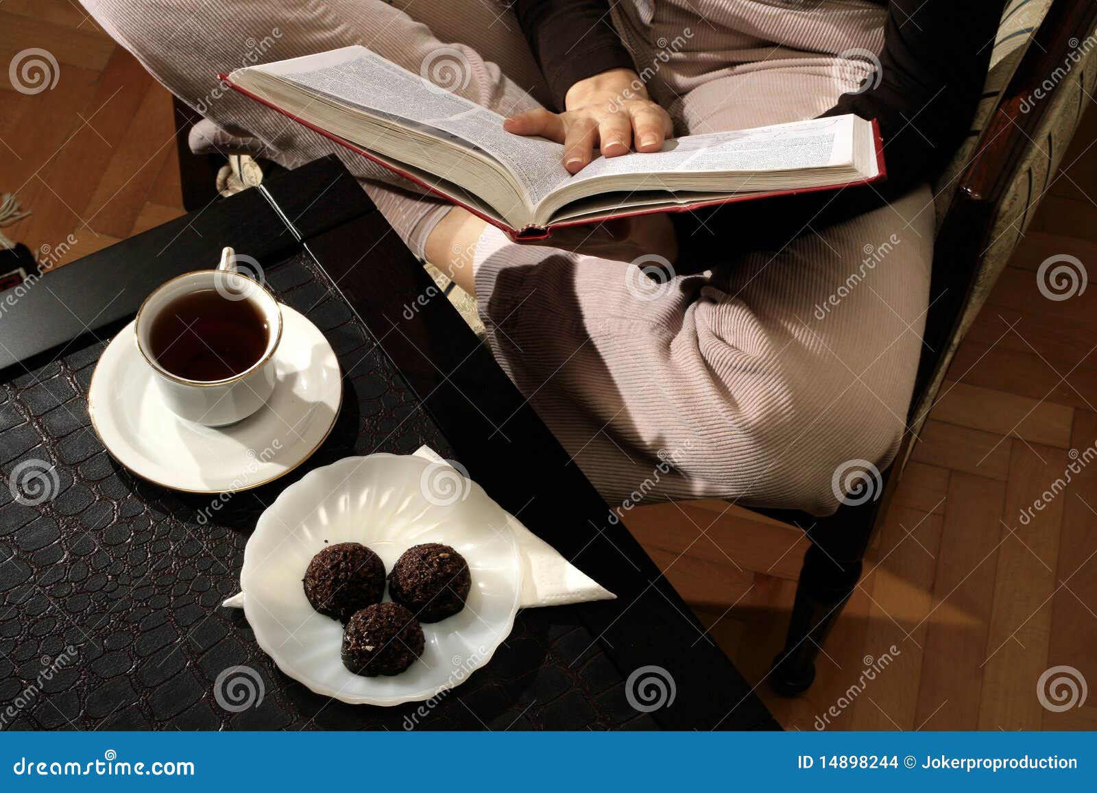 Reading a book stock photo. Image of people, comfortable - 14898244