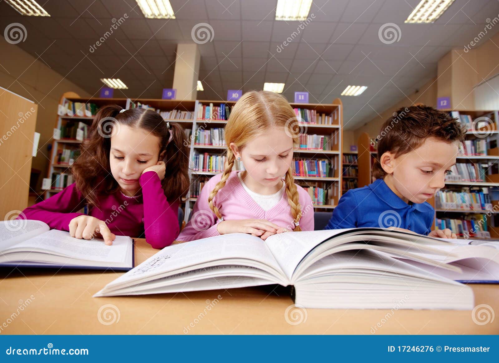 Reading book stock photo. Image of classroom, primary - 17246276