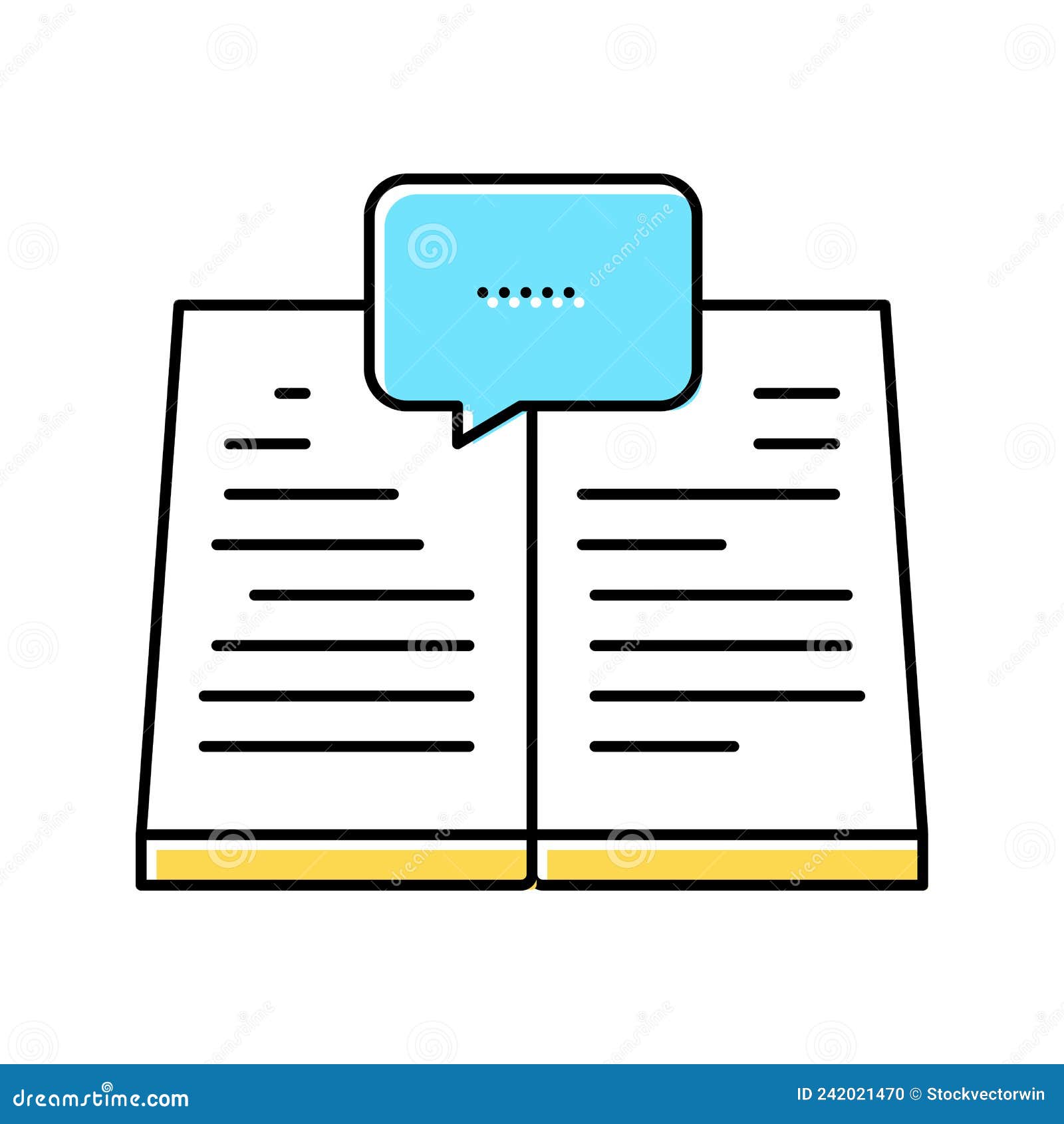 Reading Book Color Icon Vector Illustration Stock Vector - Illustration ... Reading Book Color Icon Vector Illustration Stock Vector - Illustration ...