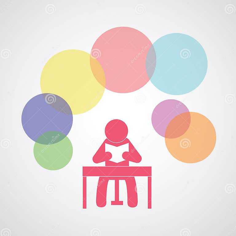 Reading a book sign stock vector. Illustration of navigation - 89766267