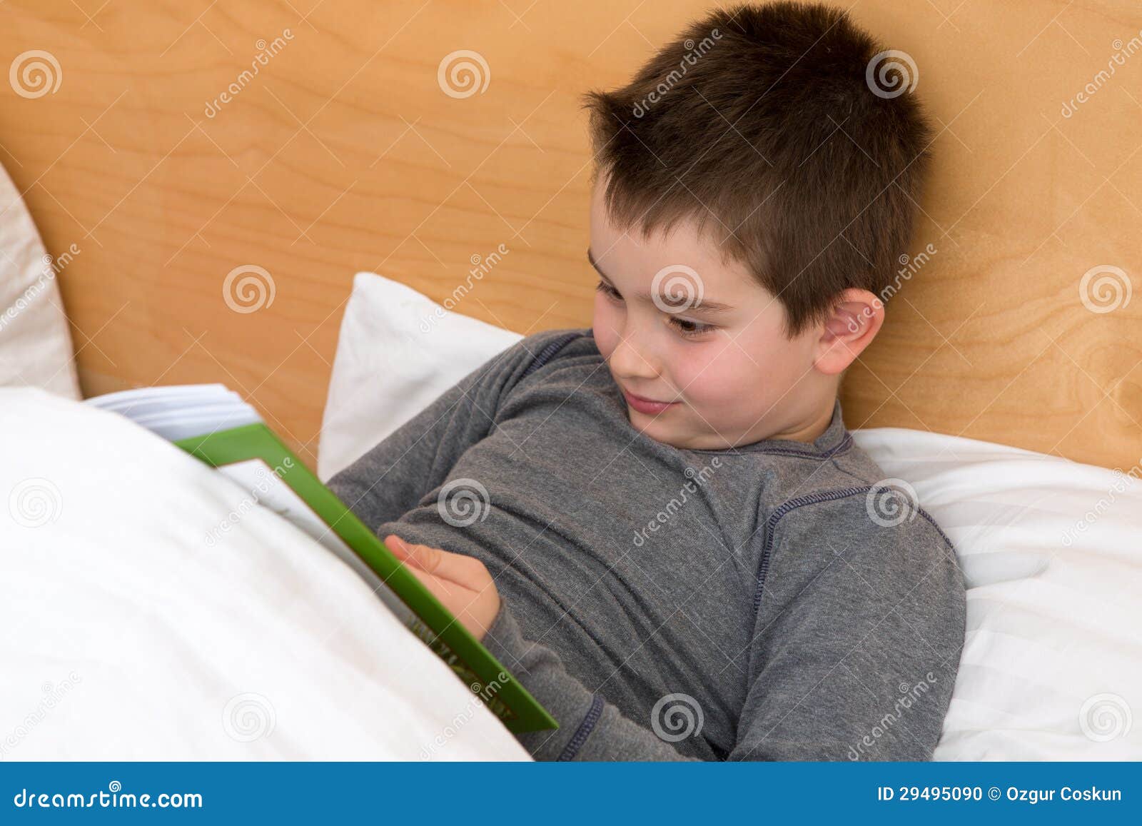 Reading Book before Sleep stock photo. Image of learn - 29495090