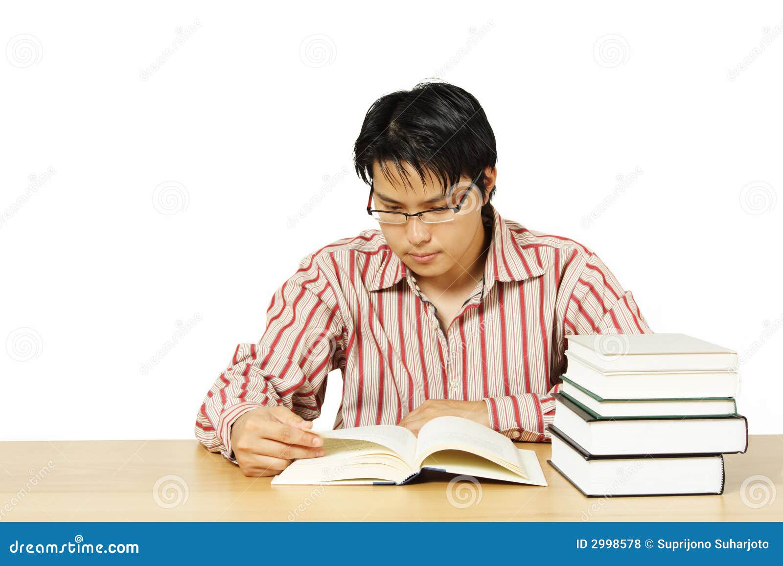 Reading books stock photo. Image of school, male, reading - 2998578