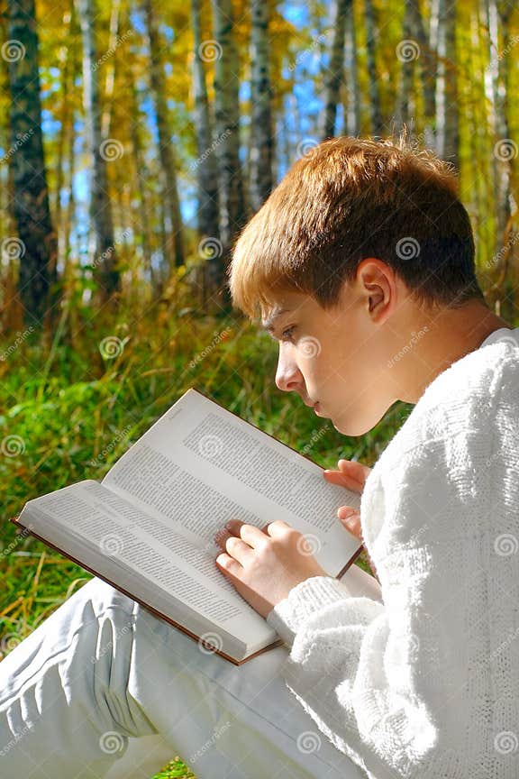 Reading boy stock image. Image of literature, enjoyment - 3348309