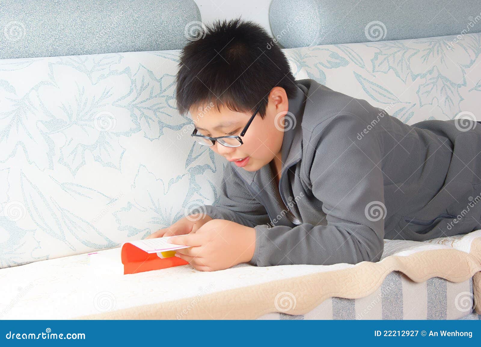 Reading Chinese boy stock image. Image of reading, cute - 22212927