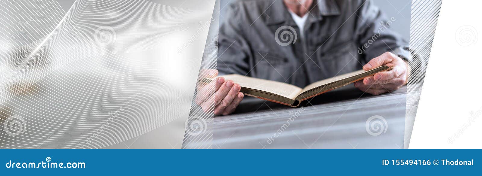 Reading Concept; Panoramic Banner Stock Photo - Image of story, people ...