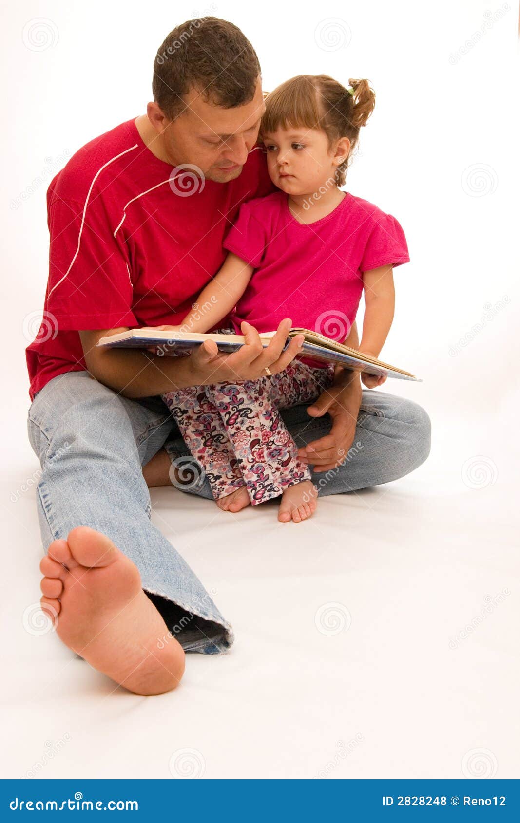 Reading with dad stock photo. Image of child, read, fathers - 2828248