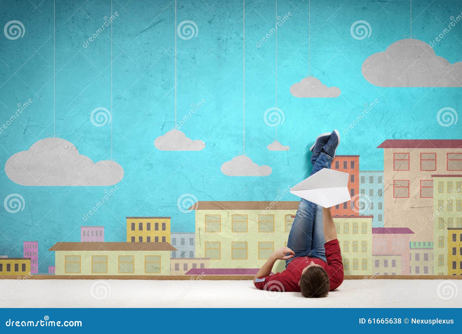 Reading Develope Imagination Stock Photo - Image of youth, lifestyle ...