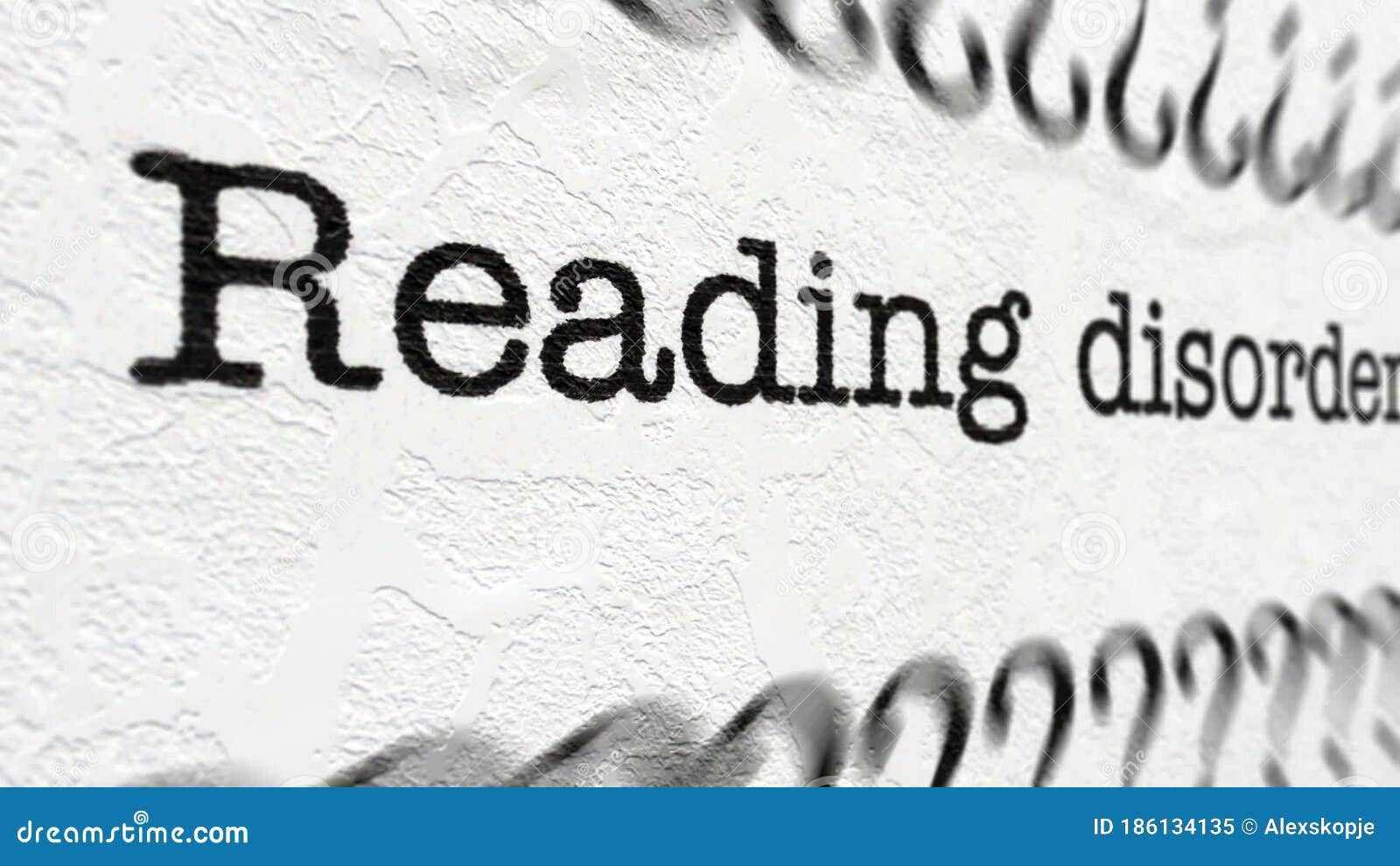 Reading disorder stock video. Video of person, disorder - 186134135