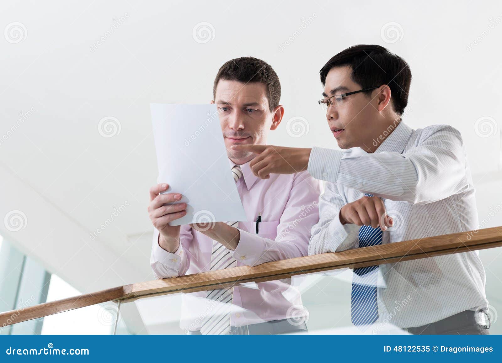 Reading document stock image. Image of executive, teamwork - 48122535