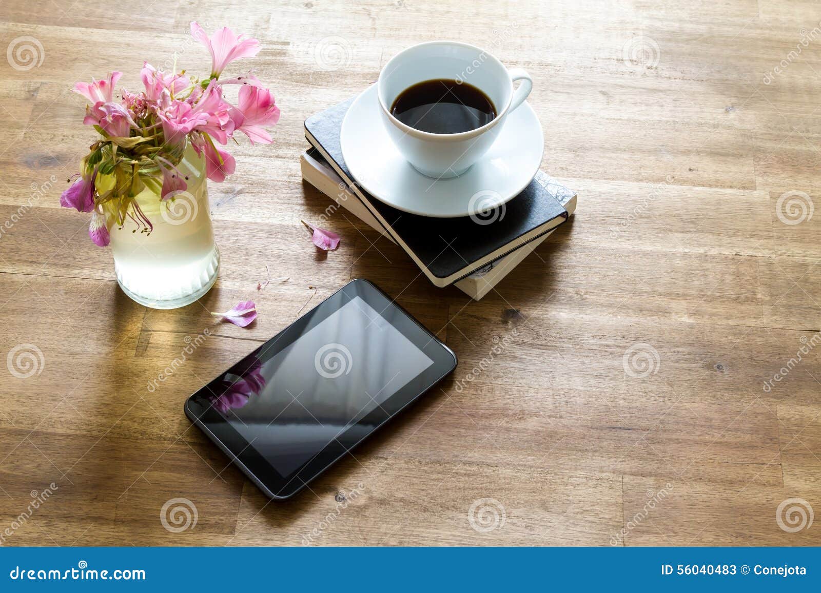 Reading and Drinking Coffee Stock Image - Image of closeup, read: 56040483
