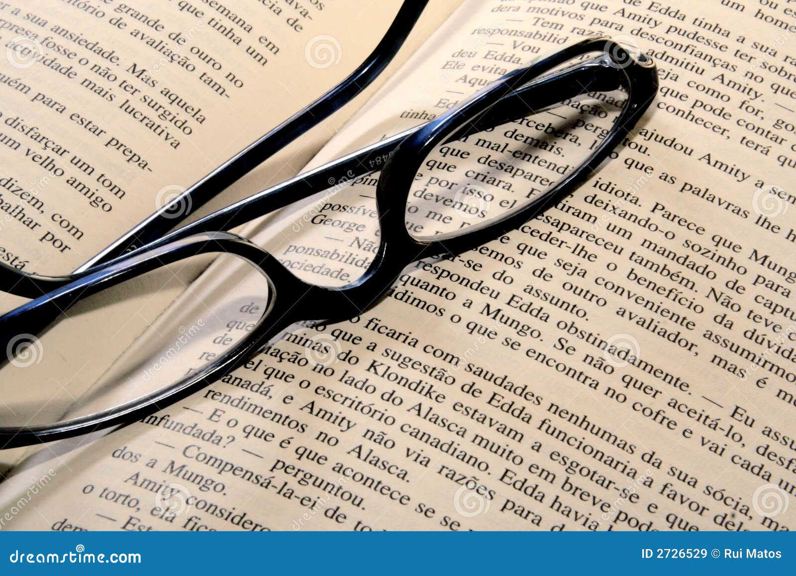 Book and glasses stock image. Image of lens, document - 2726529