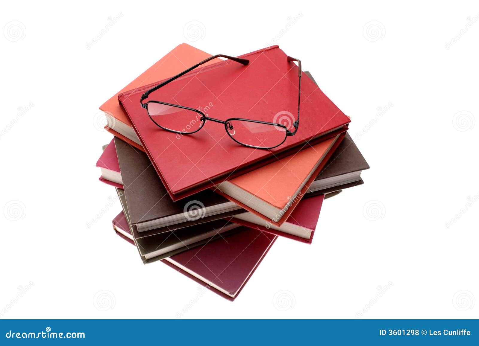 Reading glasses on books stock photo. Image of knowledge - 3601298
