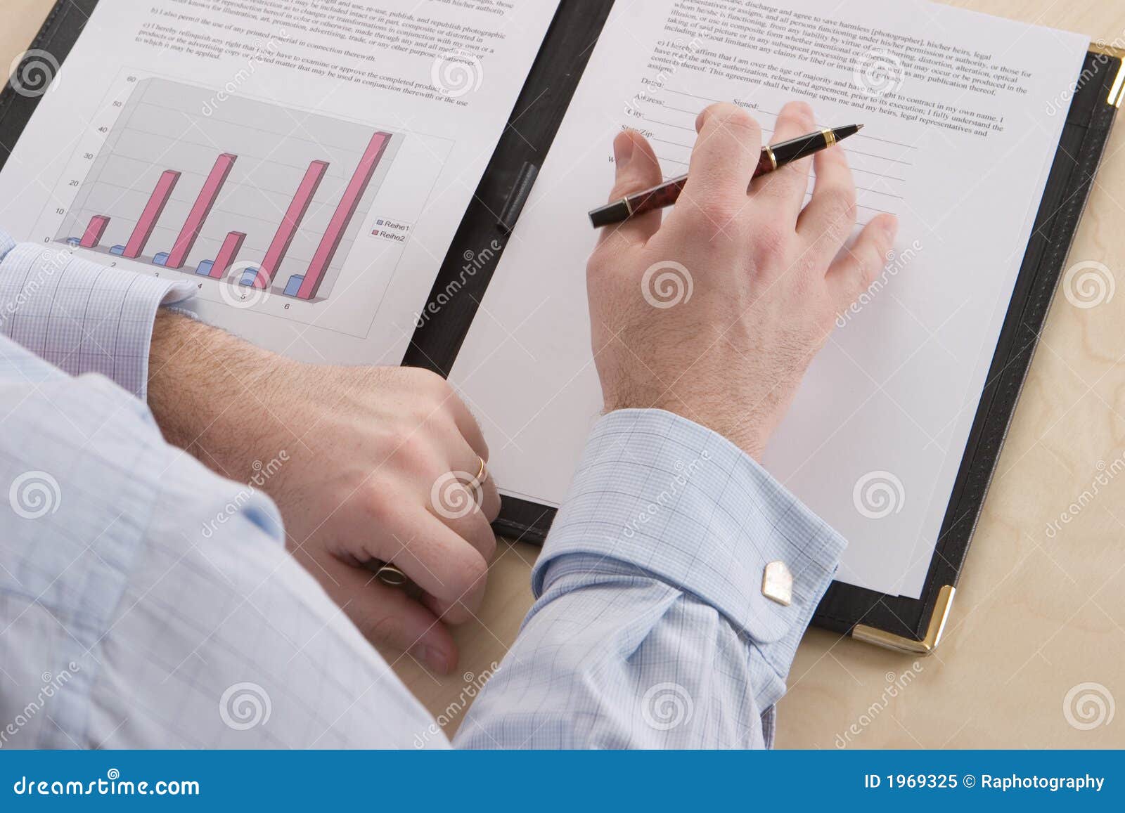 Reading the graph stock image. Image of caucasian, briefing - 1969325