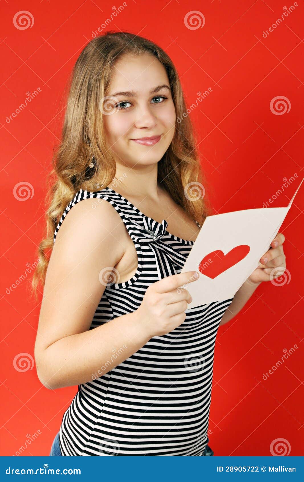Reading a greeting card stock photo. Image of hands, gift - 28905722