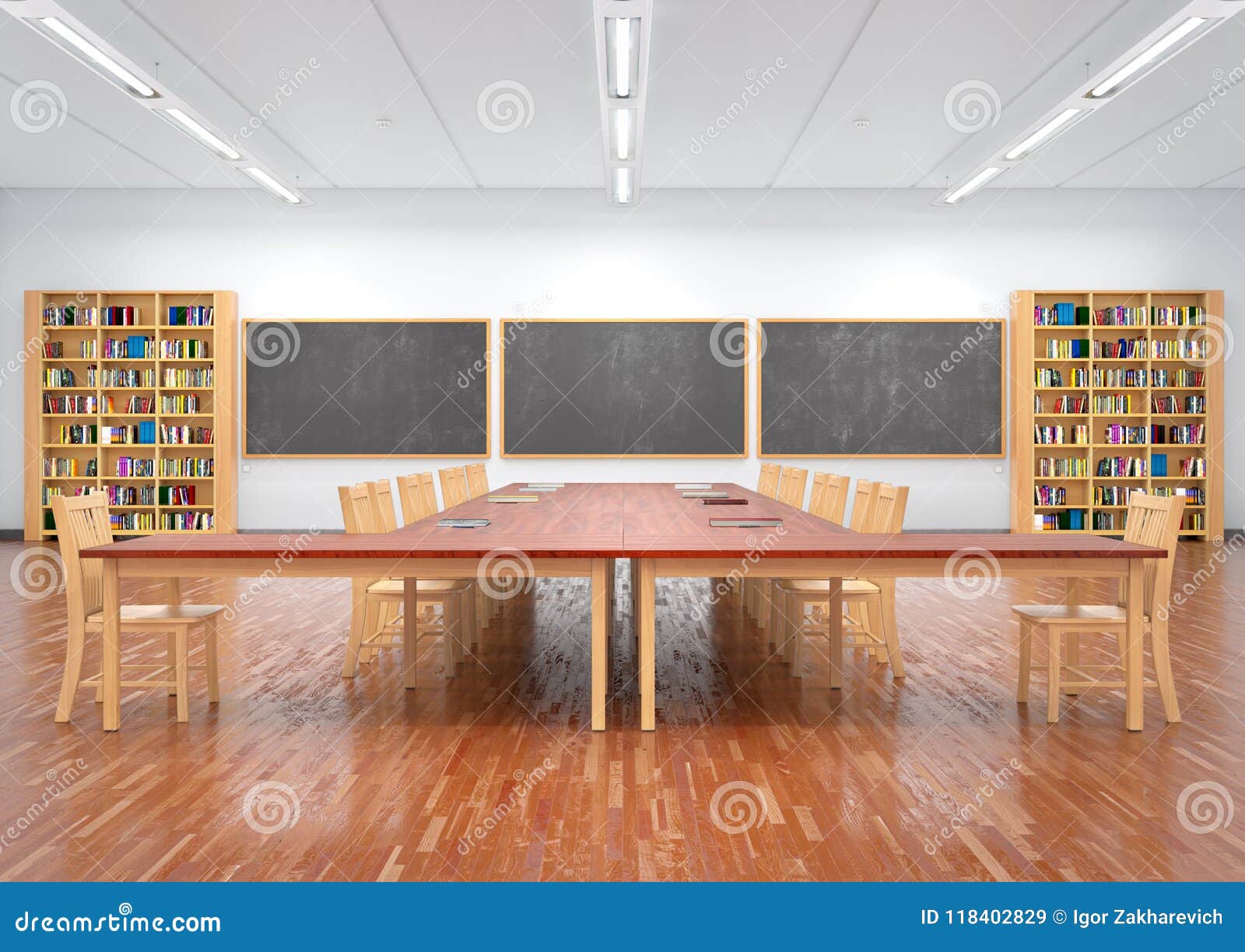 Reading hall interior. stock image. Image of read, equipment - 118402829