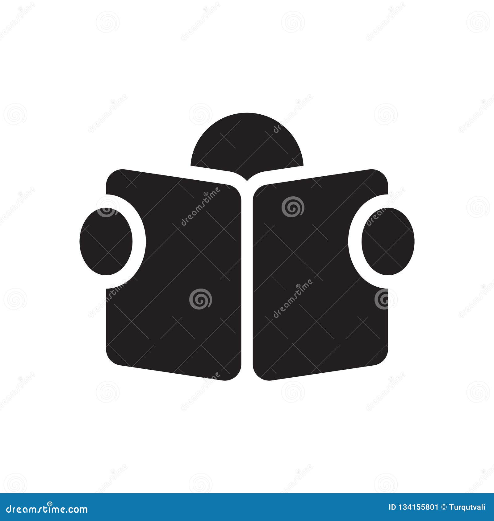 Reading Icon Vector Sign and Symbol Isolated on White Background ...