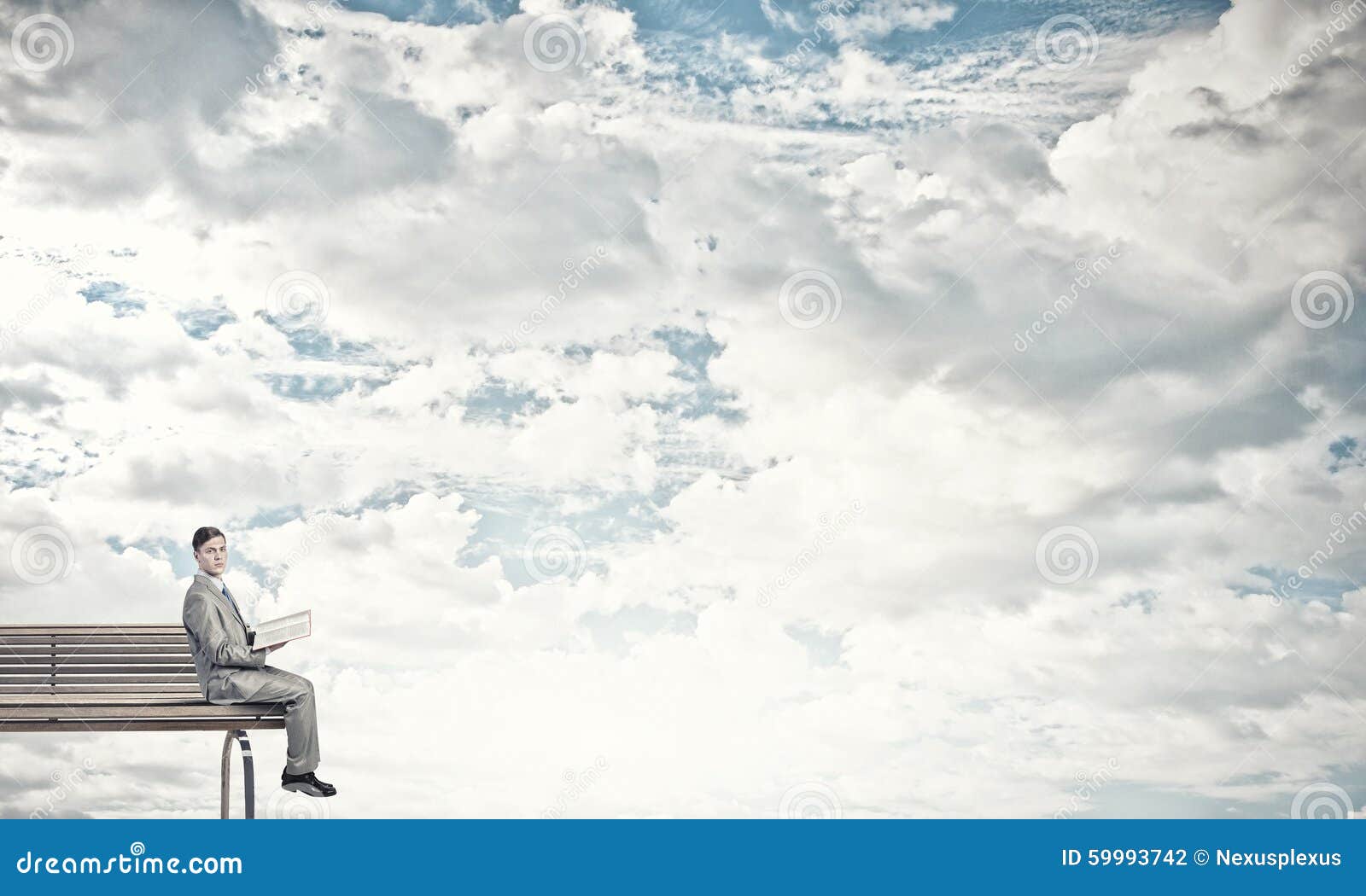 Reading in isolation stock photo. Image of student, knowledge - 59993742