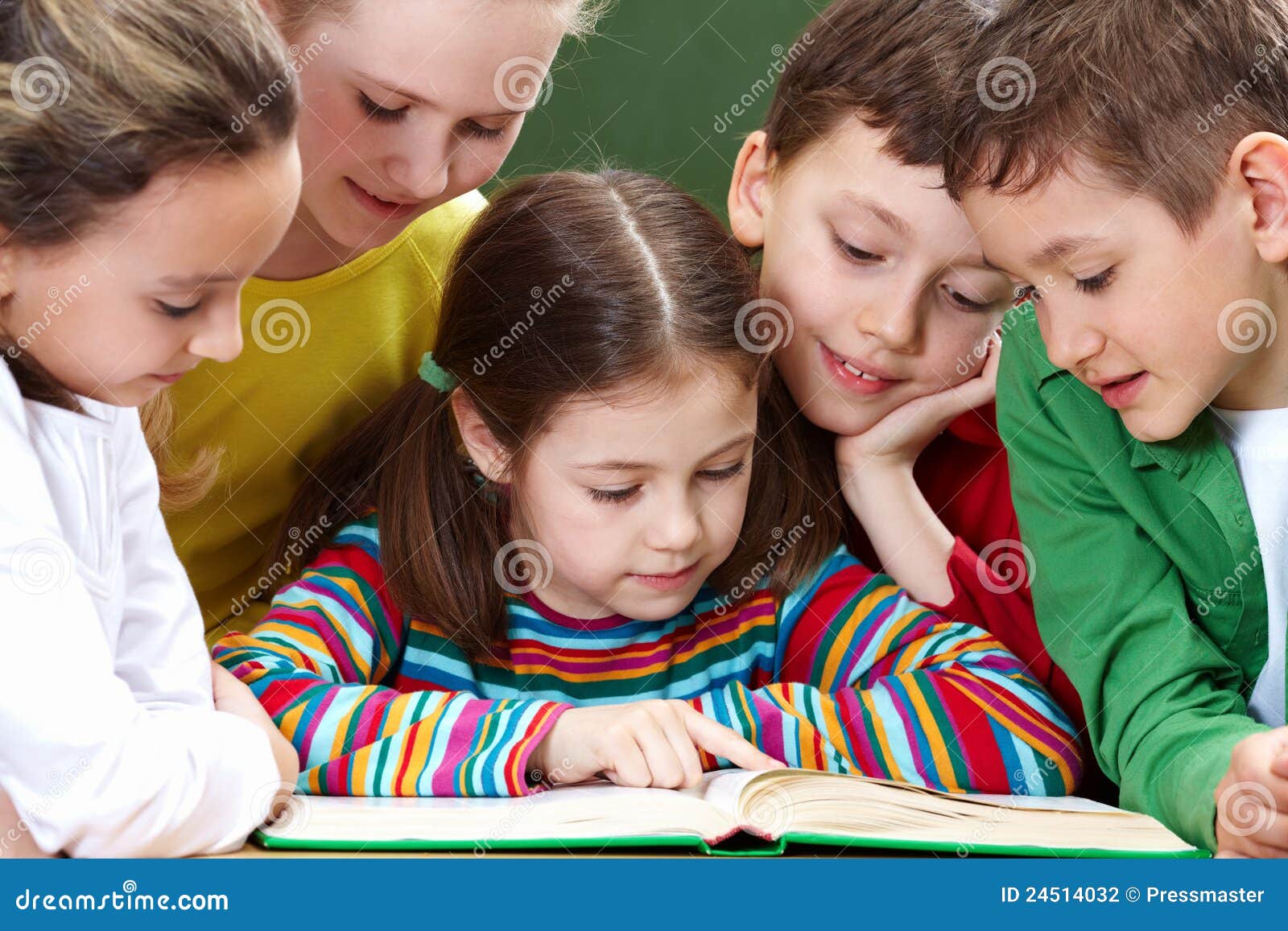 Reading kids stock photo. Image of academic, knowledge - 24514032