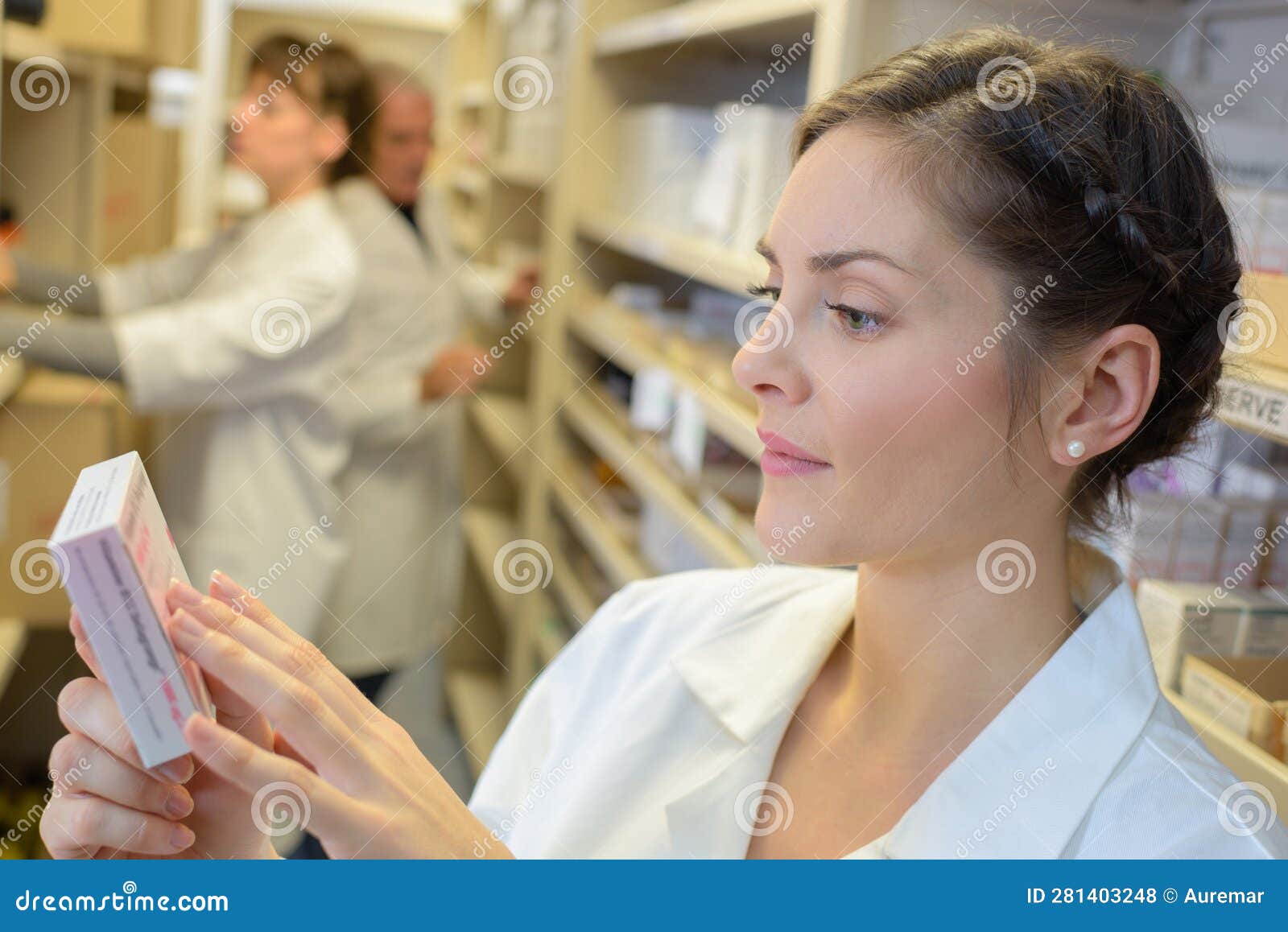 She reading label stock photo. Image of colleage, inventory - 281403248