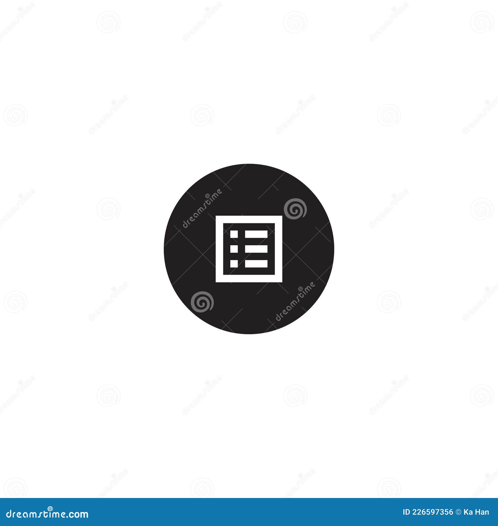 Reading List Button Icon Vector Stock Vector - Illustration of notebook ...