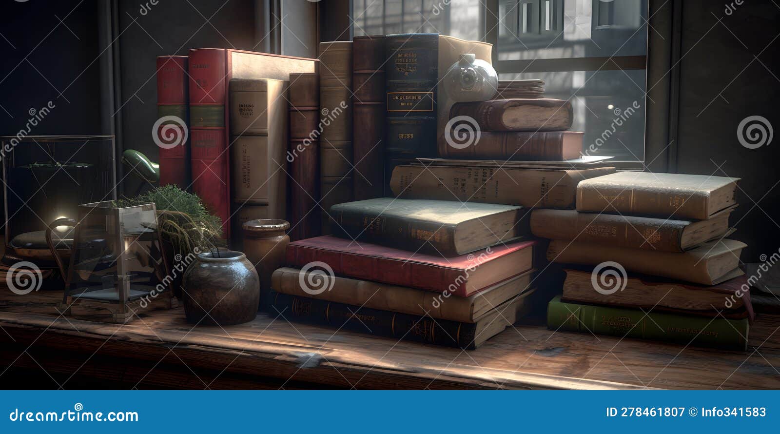 Reading Literature Books Hyper-realistic Textures Two Generative AI ...