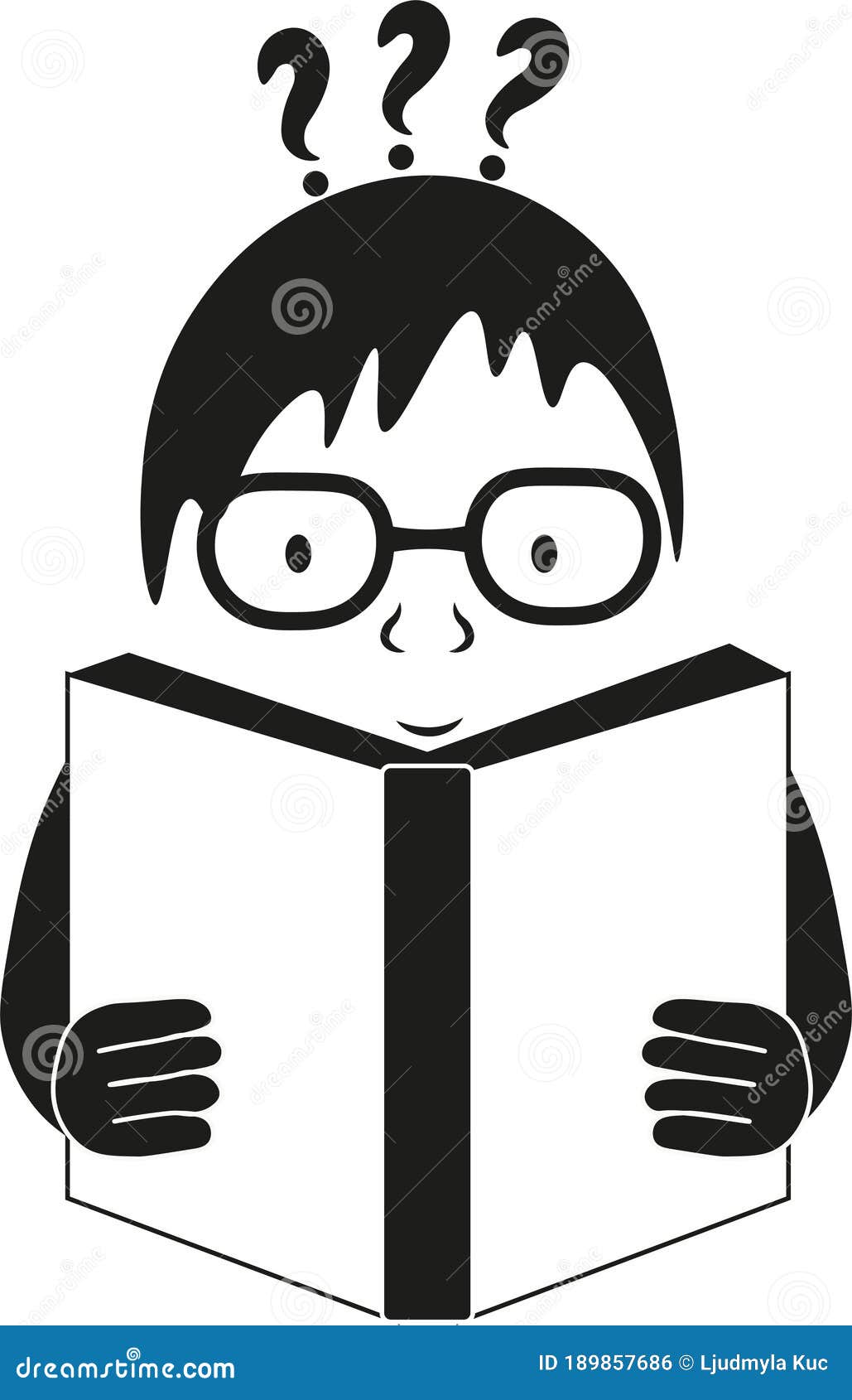 Reading man vector icon stock vector. Illustration of literature ...